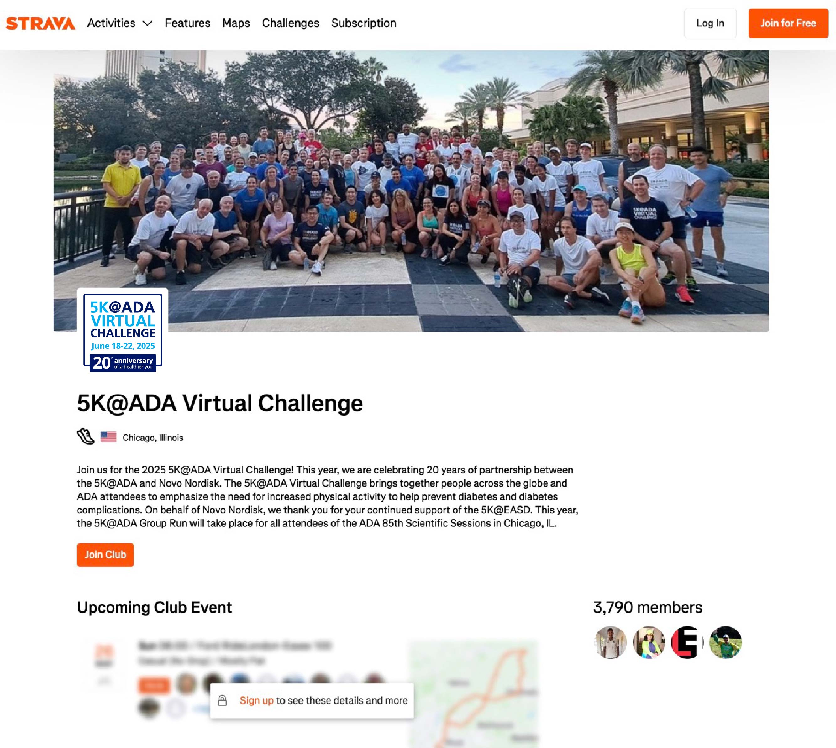 5K@ADA Event Information | Novo Nordisk